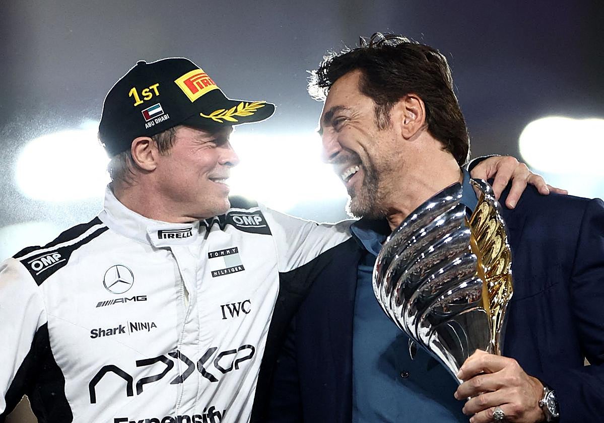 Los famosos disfrutan del GP de Abu Dhabi | Las Provincias